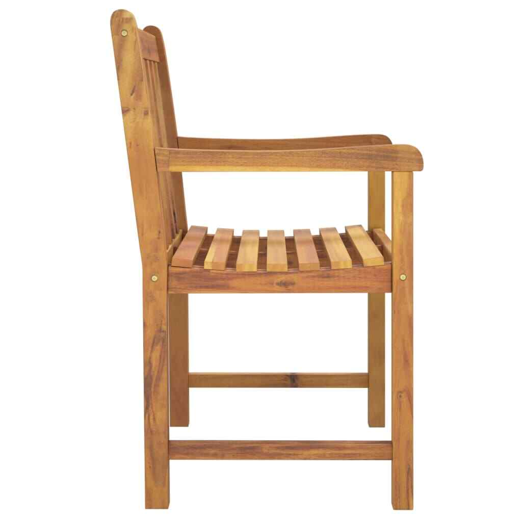 Garden Chairs 4 pcs 56x55.5x90 Solid Wood Acacia H7H7 | eBay Australia