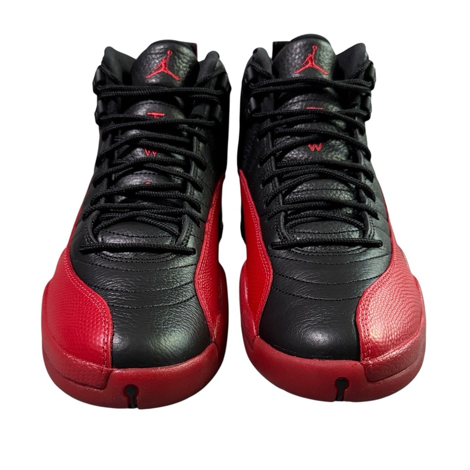 Jordan 12 Retro Flu Game 2025 Black/Red Men’s 10 NEW W/BOX Jordan ...