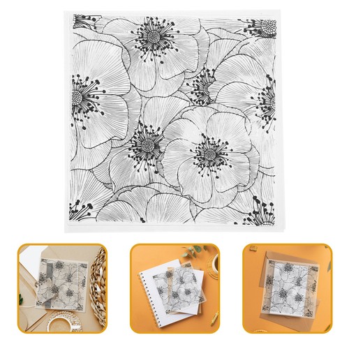 Spring Background Stamp Card Making Flowers Stamp Decoration DIY ...