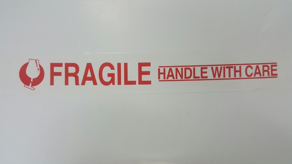 Fragile Marking Tape Handle w/ Care 5 PACK Packing-2.0 mil 330' FREE ...