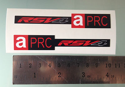 APRC RSV4 Stickers Decals for Aprilia RSV4 Front Fairing (NEW MODEL ...