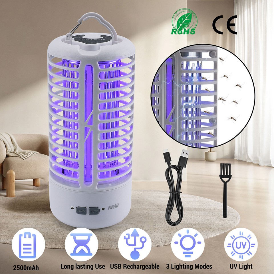 Electric Mosquito Insect Fly Bug Zapper Killer LED Light Trap Pest ...