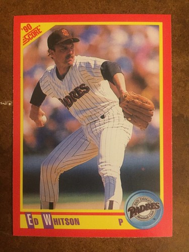 Ed Whitson 373 Score 1990 MLB Baseball Trading Card | eBay