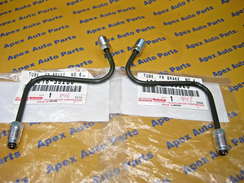 Toyota 4Runner Left and Right Front Brake Hard Lines Tube OEM Genuine ...