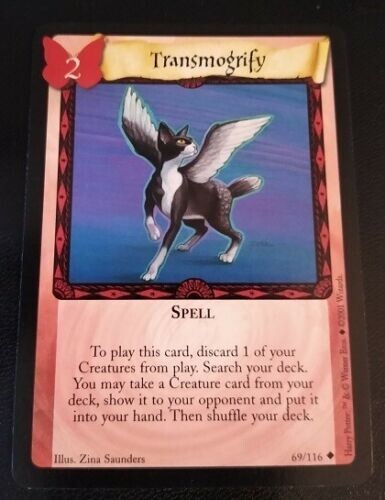 Transmogrify 69/116 Light Play Harry Potter TCG DNA GAMES | eBay