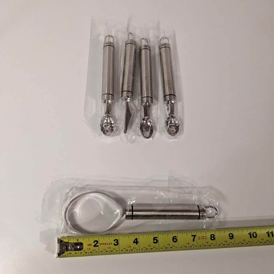 Kitchen Carving Tool Set, Vegetable, Fruit Sculpting, Chef Tool Kit, 5 ...