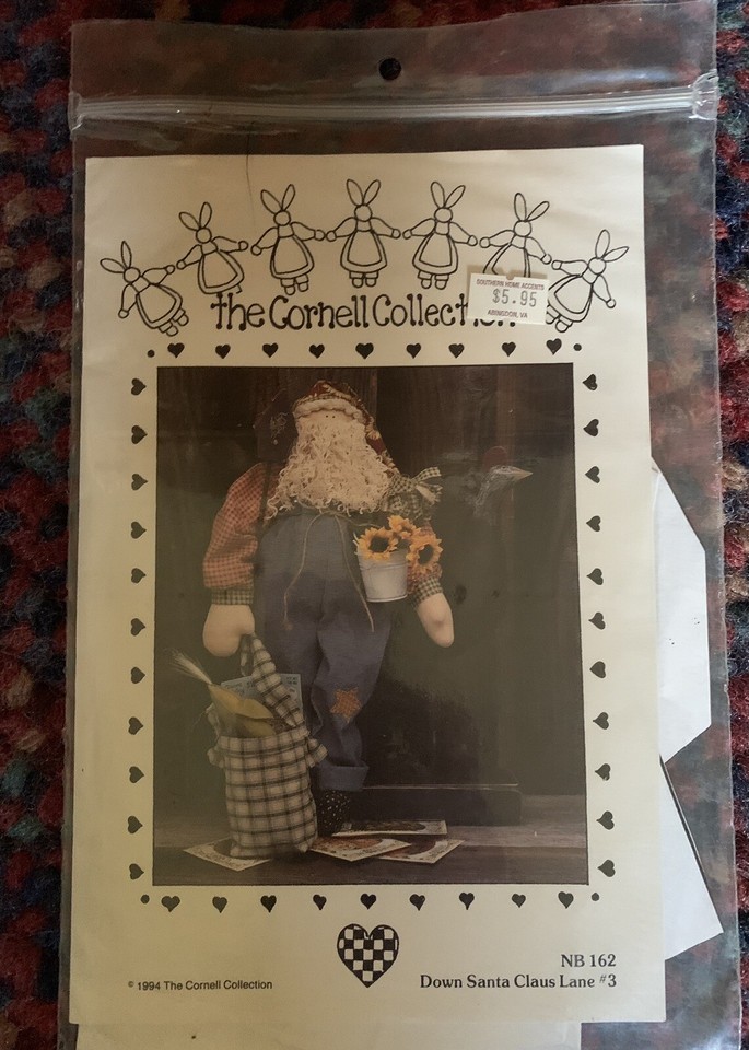 10 Folk Art Rustic Primitive Christmas Dolls & Craft Sewing Patterns ...