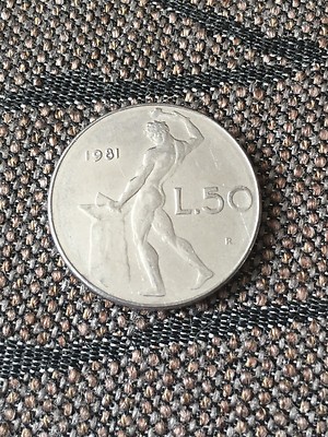 1981 Italy L 50 Coin | eBay