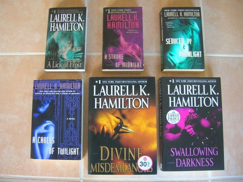 6 Laurell K. Hamilton books lot all r MEREDITH GENTRY series Paranormal ...