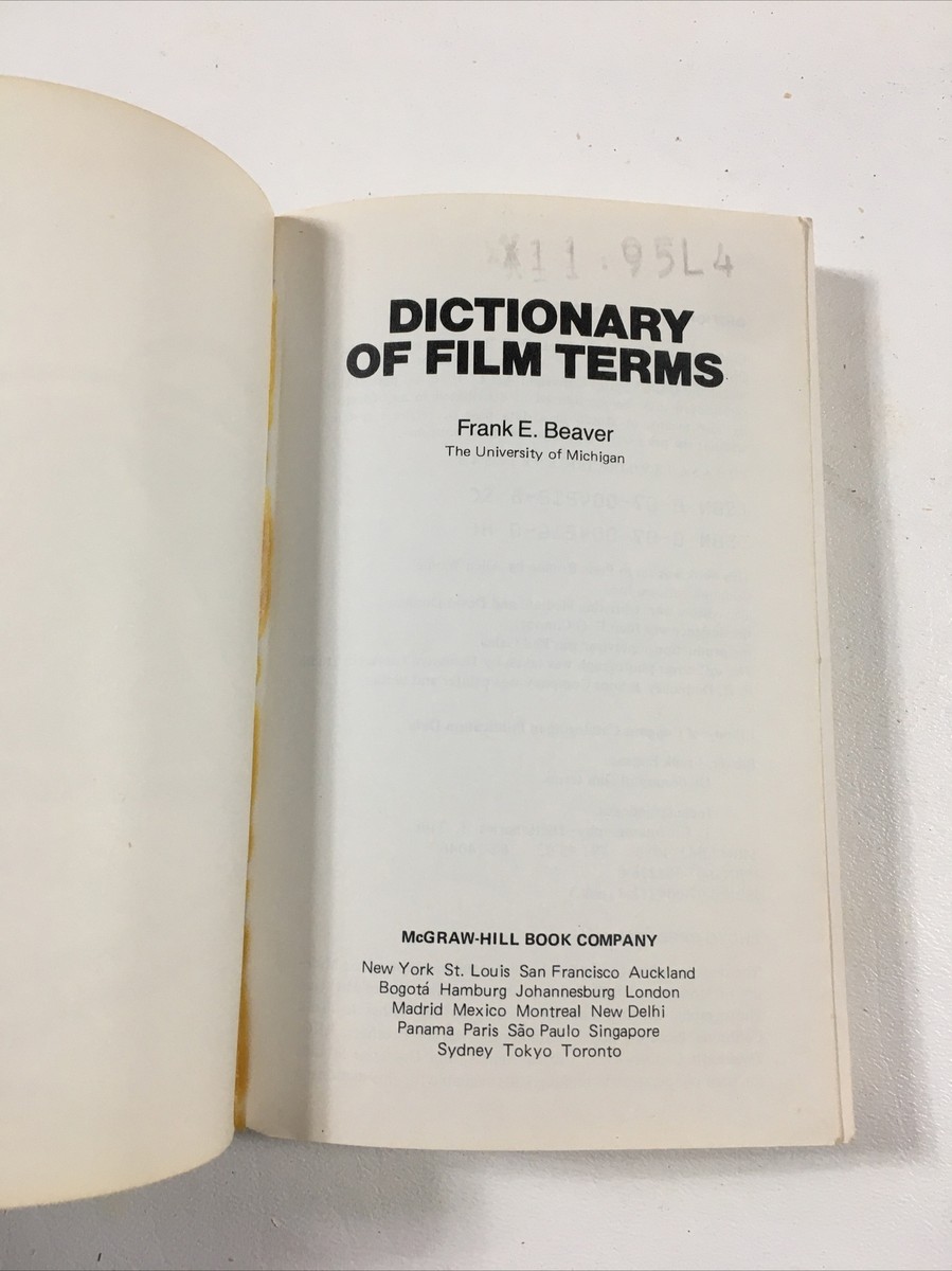 Film Words Dictionary