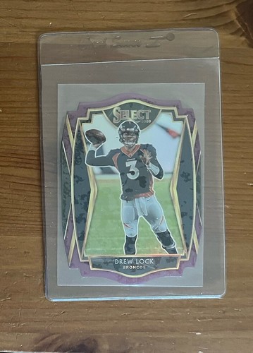 Drew Lock 2020 Panini Select Die Cut Prizm Purple Premier Level #126 | eBay