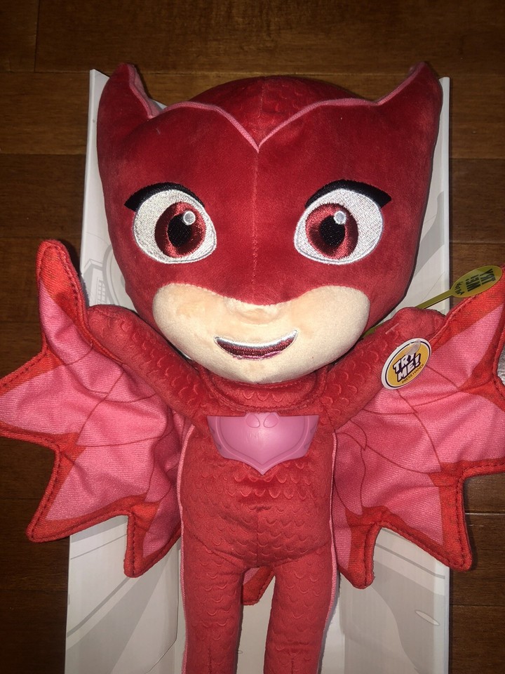 PJ Masks Sing and Talk Owlette Plush Toy Doll New 14” Sings, Talks ...