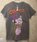 Hot Topic Courage The Cowardly Dog Small Gray Mens Tshirt Double Sided ...