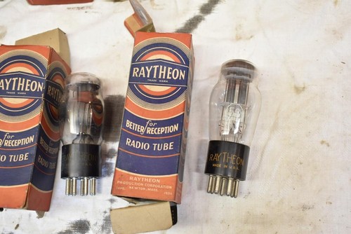 Lot of Vintage NOS Radio Tubes RCA 807 Raytheon 6A6 56S 53 27 666A 866 ...