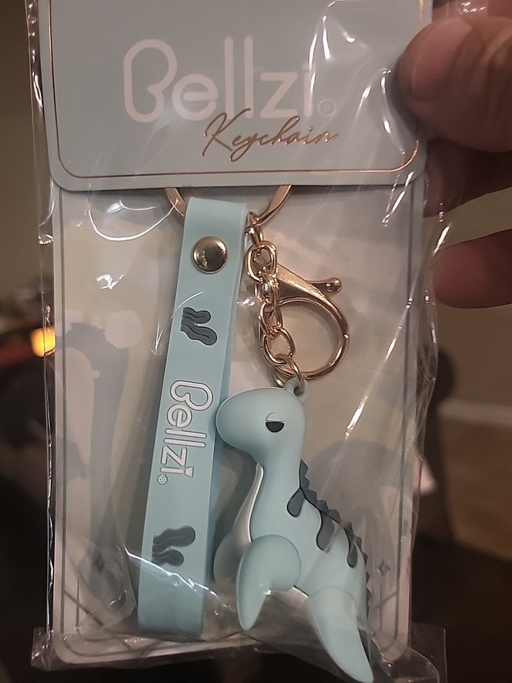 Bellzi Keychain BLUE LOCK NESS NESSI Rubber Wristlet NWT | eBay UK