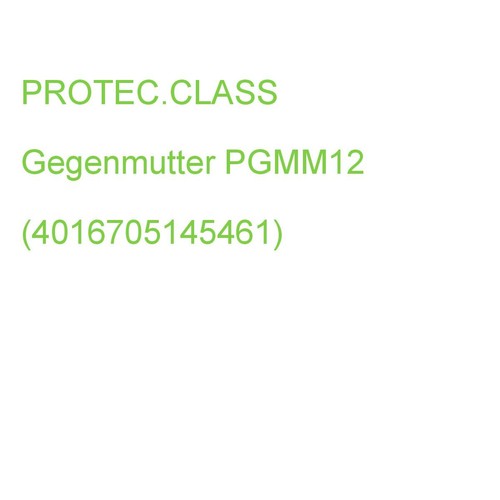 Gegenmutter M12 PROTEC.CLASS PGMM12 (4016705145461) 4016705145461 | eBay.de