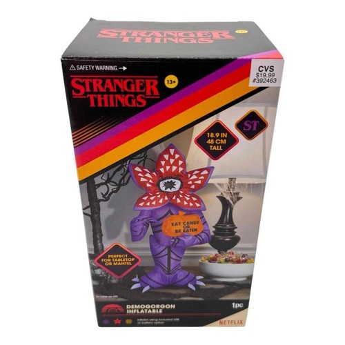New in Box Stranger Things 19" Demogorgon Inflatable Halloween Decor ...