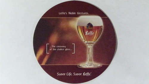 Leffe's Noble Gestures Beer Coaster | eBay