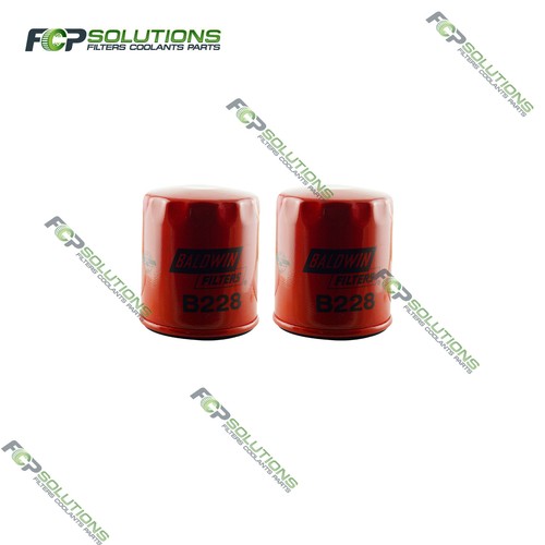 2 x B228 Baldwin Lube Filter - Interchangeable with LF3338, P554770 ...