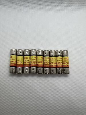 FPE MEQ 20 Midget Fuses Time-Delay Fuse 20 Amp 500V ‼️pack-9‼️ | eBay
