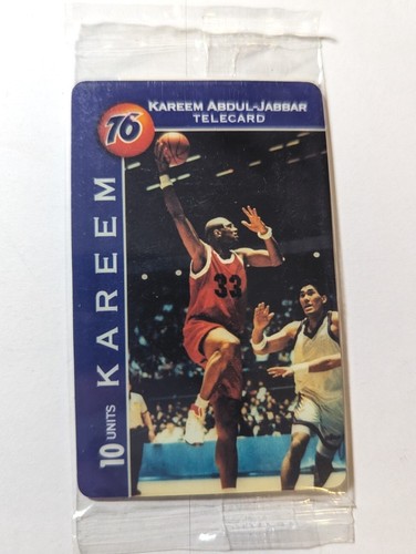 Kareem Abdul-Jabbar Phone Card Sealed | eBay