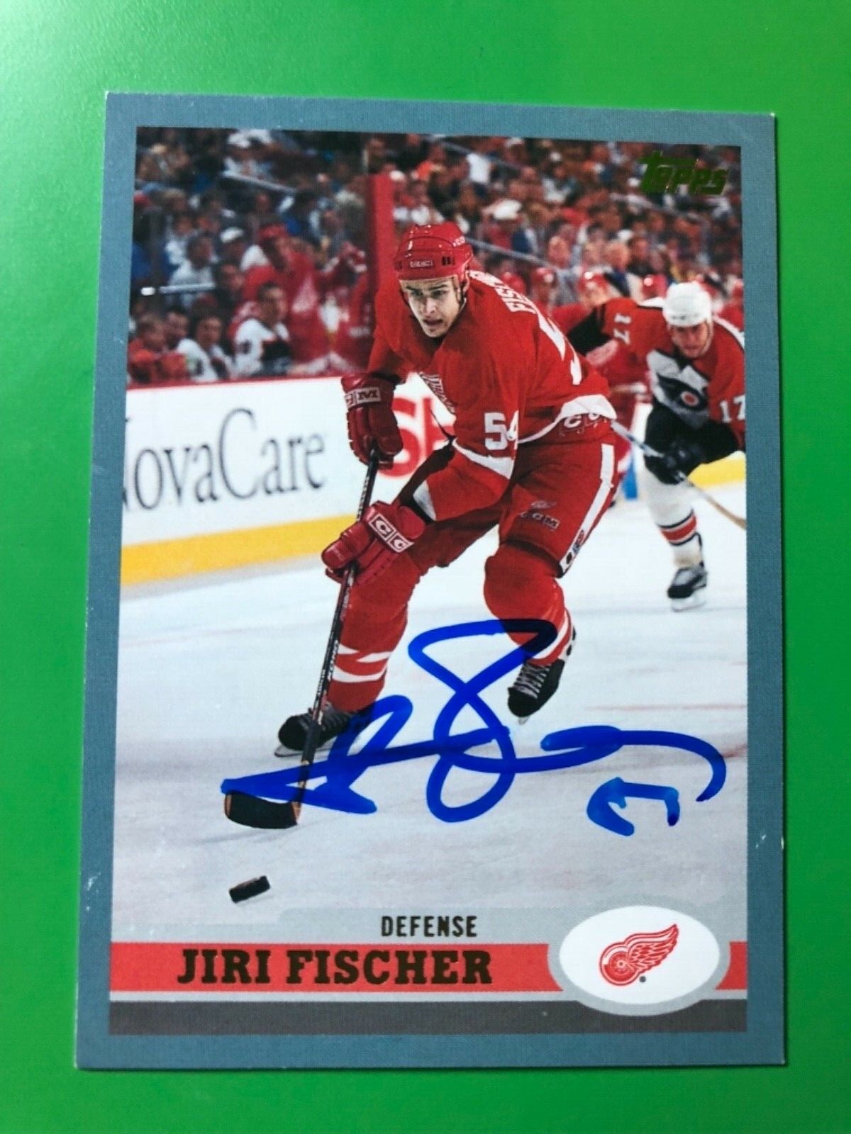 Detroit Red Wings JIRI FISCHER Signed Card | eBay