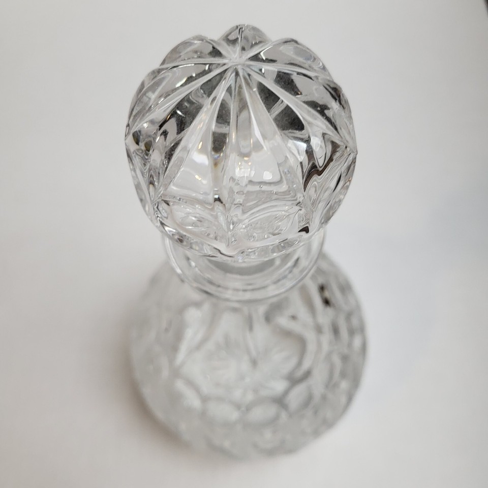 Heavy Crystal Decatur with Stopper 12" Wine Liquor FRN | eBay