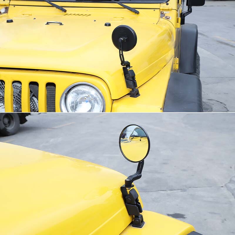 Hood Latches Lock Catch Rearview Mirrors For Jeep Wrangler TJ/JK 97 ...
