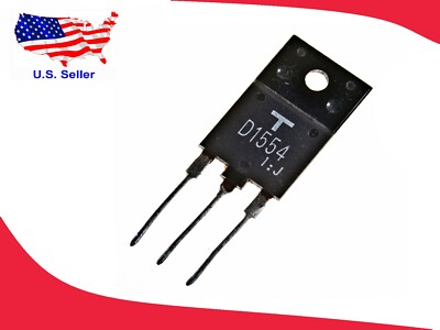 " 2SD1554 (2 pcs) Horizontal Output Transistor - Fast shipping w ...