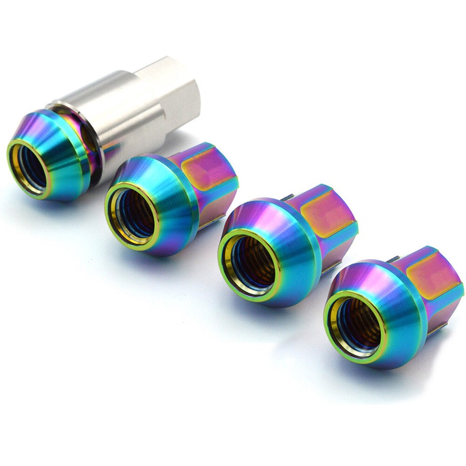 High Performance Anti-theft Lug Locking Wheel Bolts Titanium M12x1.25 ...