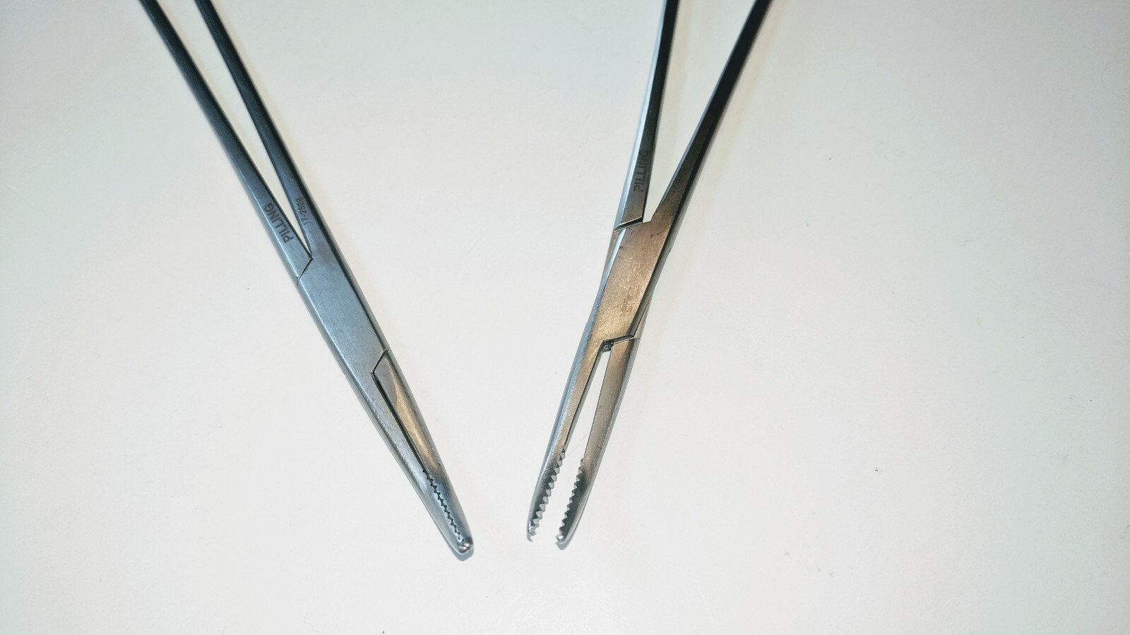 2 Pilling 17-2526 Gall Duct Forcep, 7-3/8", Lower, Short Fully Cvd ...