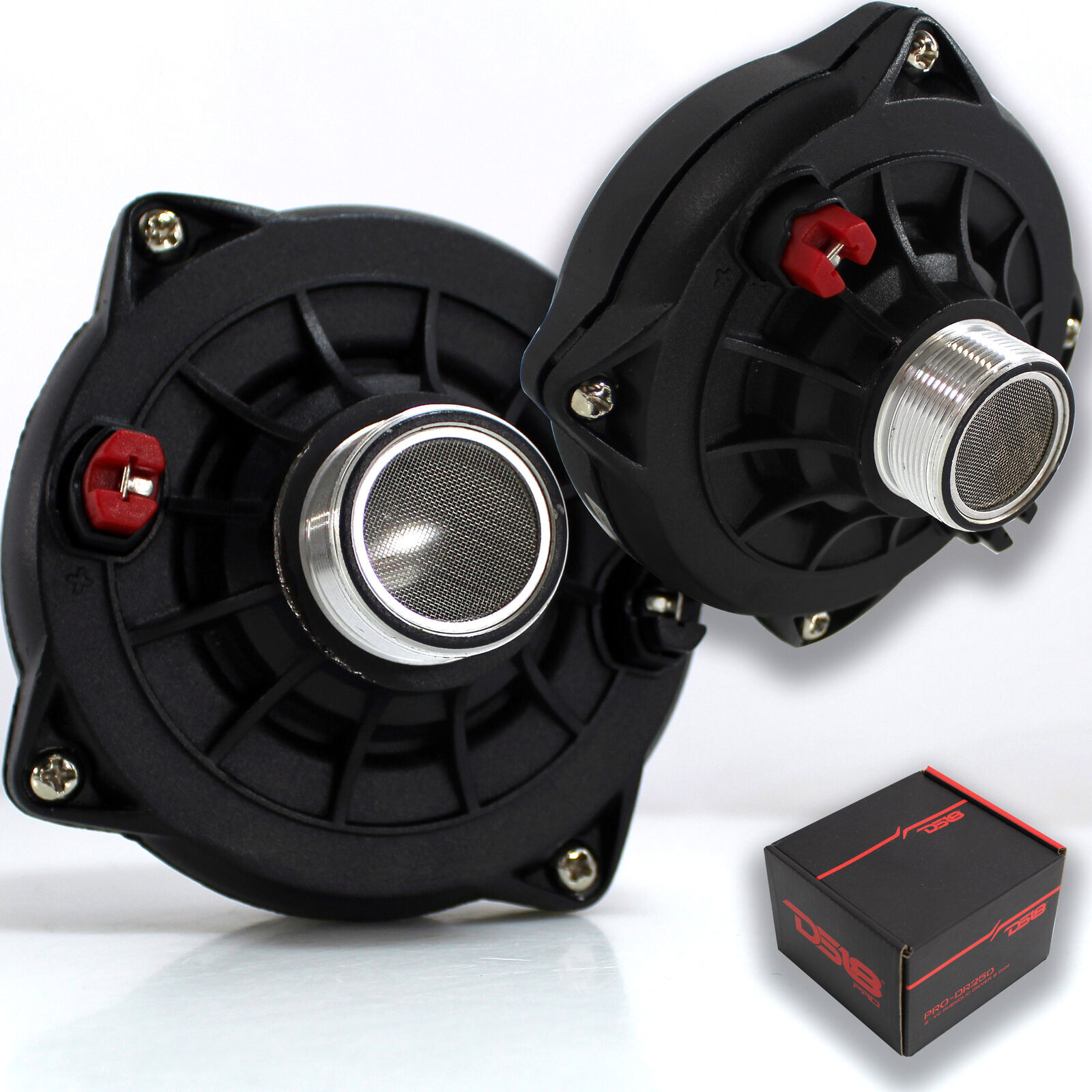 1" Twist On Compression Drivers 200 Watt 2" Phenolic Voice Coil 8? Pair ...