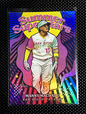 Manny Machado #SS-46 - Summer Superstar - Pink Foil - 2025 Topps Series ...
