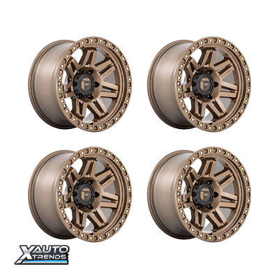Fuel Off-Road D811 Syndicate Full Matte Bronze 17X9 6X139.7 -12mm (Set ...