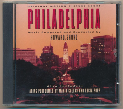 Philadelphia (1993) Original Motion Picture Score Soundtrack CD ...