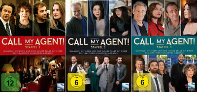 6 DVDs * CALL MY AGENT ! - SEASON / STAFFEL 1 + 2 + 3 IM SET # NEU OVP ...