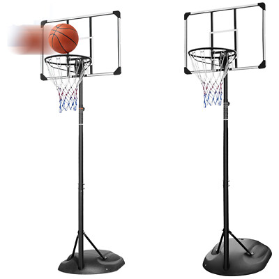 Basketball Hoop Goal System Portable Basketball Net Stand 7.5-9.2ft ...