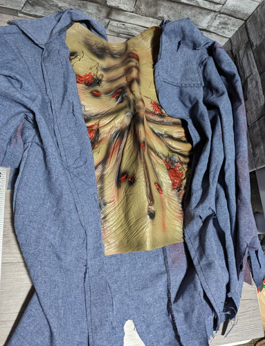 Rubies Adult Walking Dead Decomposed Zombie Halloween Costume Shirt w ...