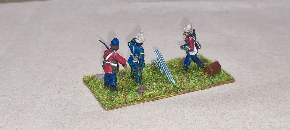 28mm Coloniali Zulu War British Army Isandlwana Wargames Metal painted ...