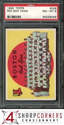 1959 TOPPS #248 RED SOX TEAM W/ TED WILLIAMS CHECKLIST PSA 8 | eBay