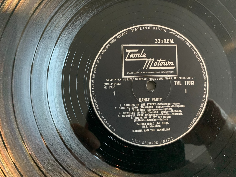MARTHA AND THE VANDELLAS..DANCE PARTY..UK FIRST ISSUE ALBUM..MOTOWN..TML 11013 | eBay UK