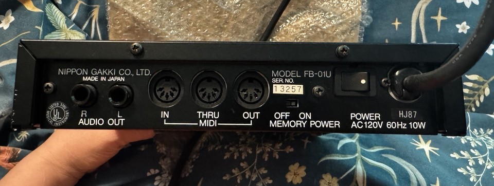 YAMAHA FB-01 FB01 FM Sound Generator Digital FM Synth Module | eBay