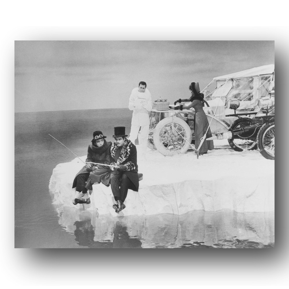 Jack Lemmon Peter Falk Fish on Iceberg with Tony Curtis Natalie Wood ...