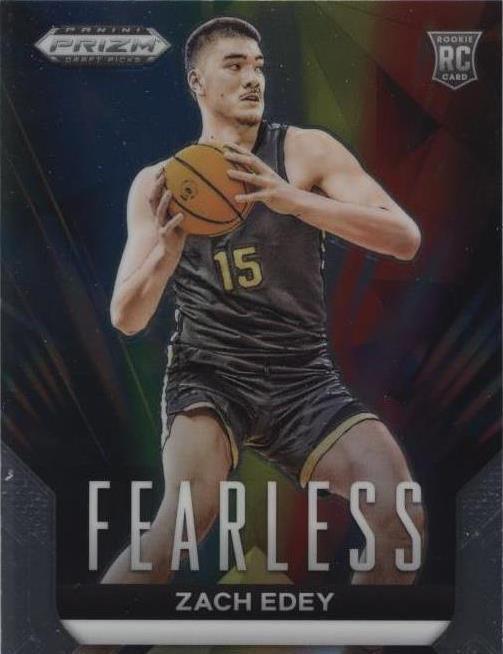 2024-25 Panini Prizm Draft Picks - Fearless Zach Edey #6 (RC) for sale online | eBay