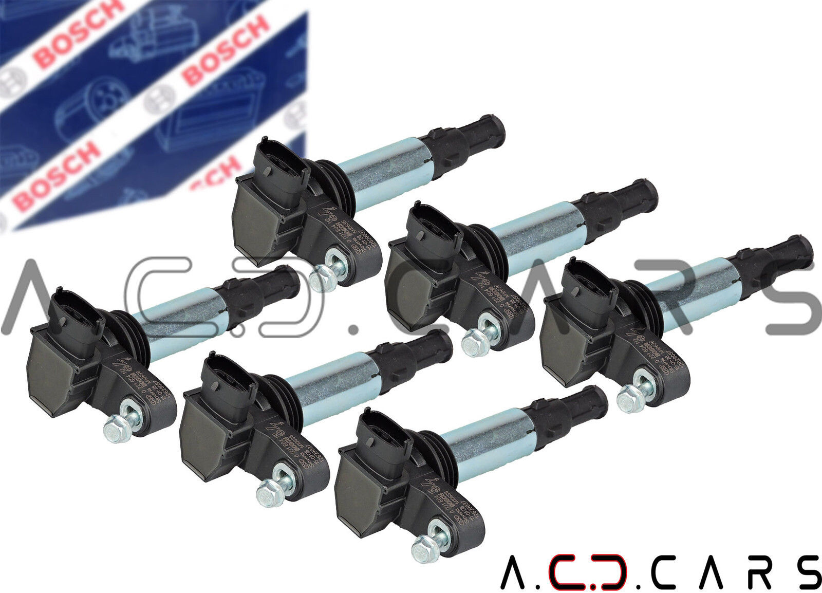 6x BOSCH 0221604112 Zündspule Zündmodul für Alfa 159 Brera Signum ...