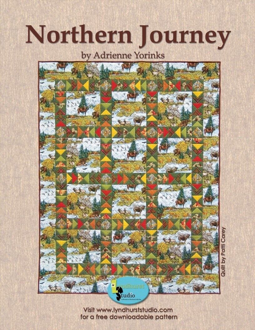Northern Journey (Bison) Quilt Kit by Adrienna Yorinks - ~11 yards ...