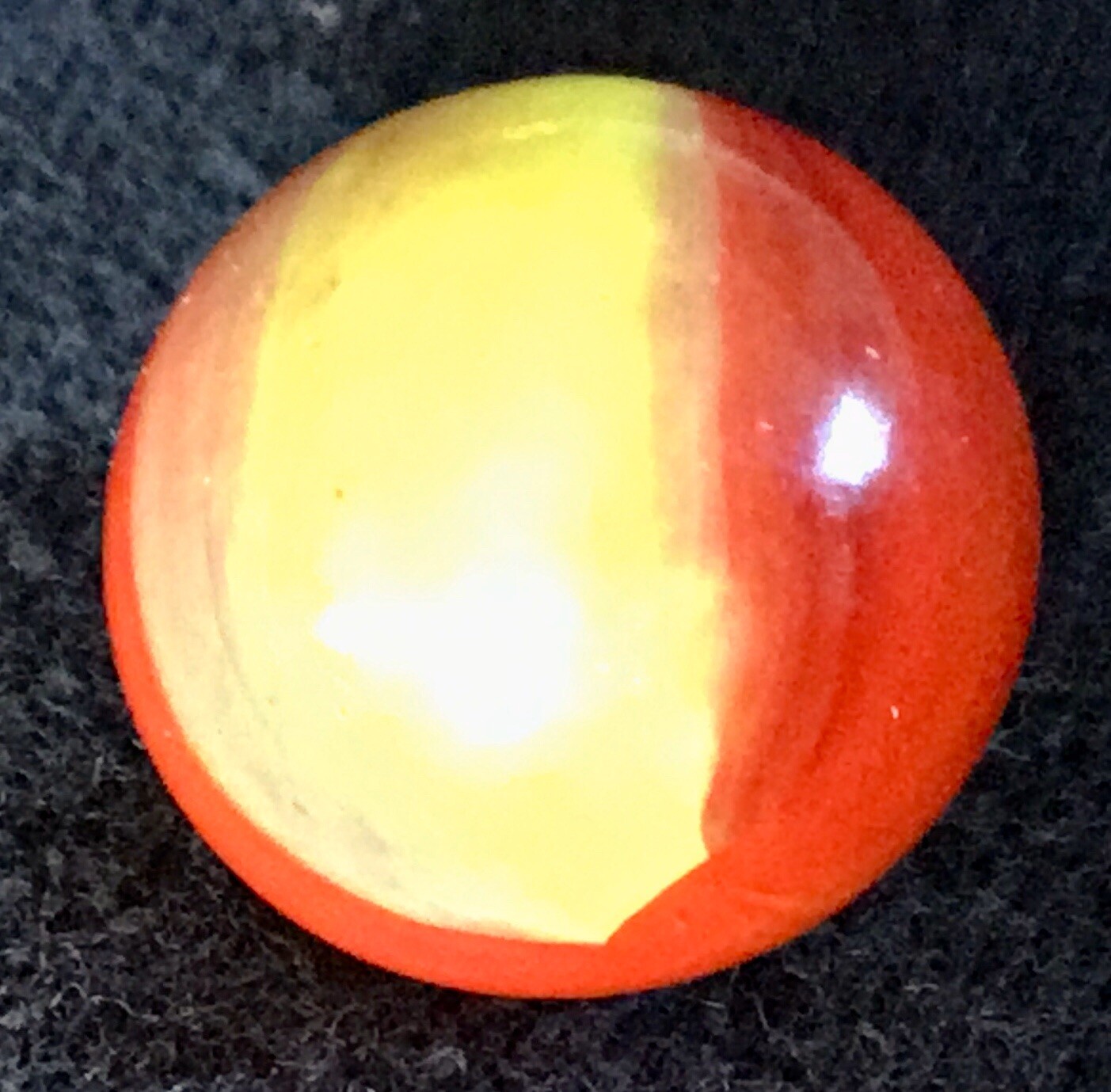 Vintage Vacor Marble Red Devil Red Yellow Beautiful Mib .625 5/8” | eBay