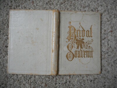 The Bridal Souvenir Rev. Samuel Cutler great wedding gift 1879 Marriage ...