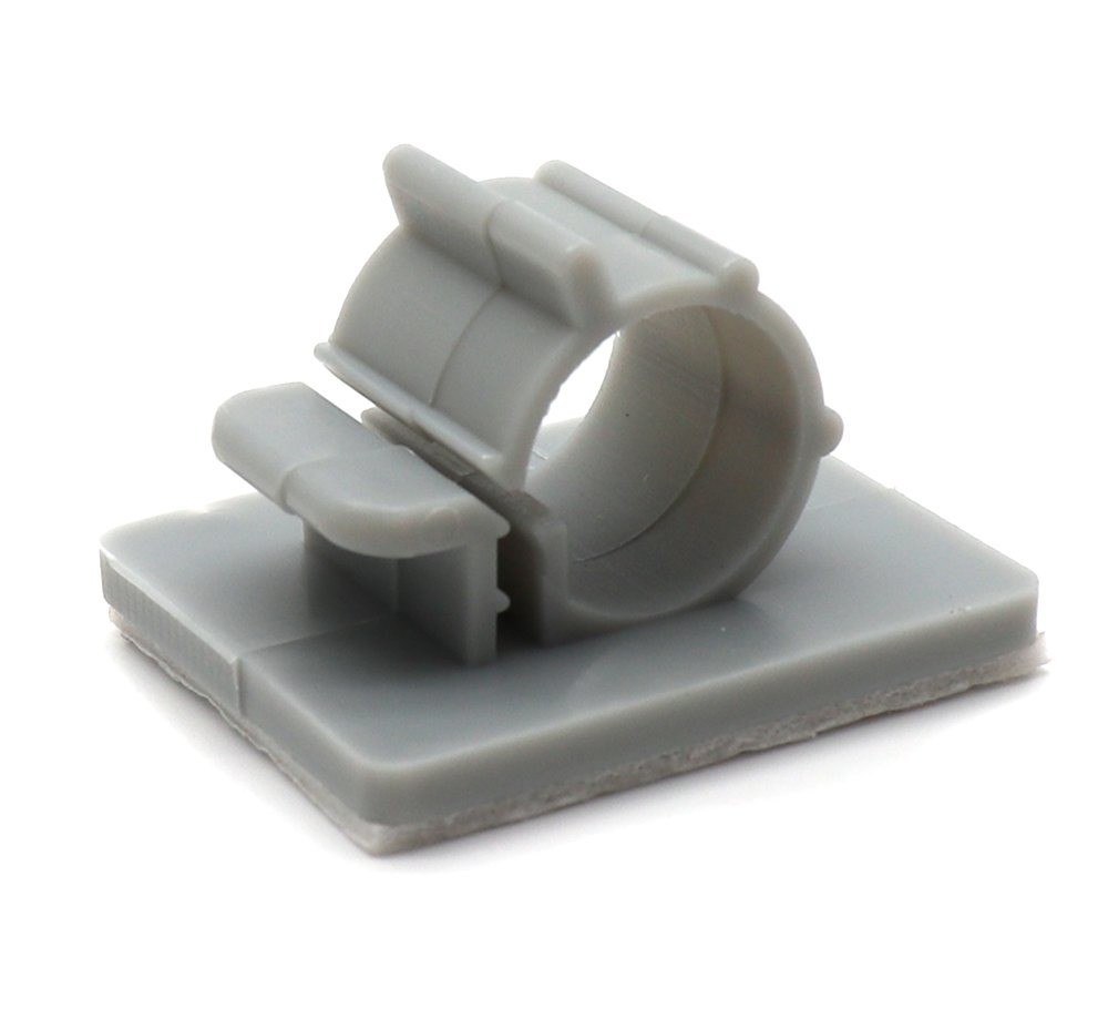 Xiaoyztan 50 Pcs Adjustable Cable Clips Self Adhesive Backed Nylon Wire ...