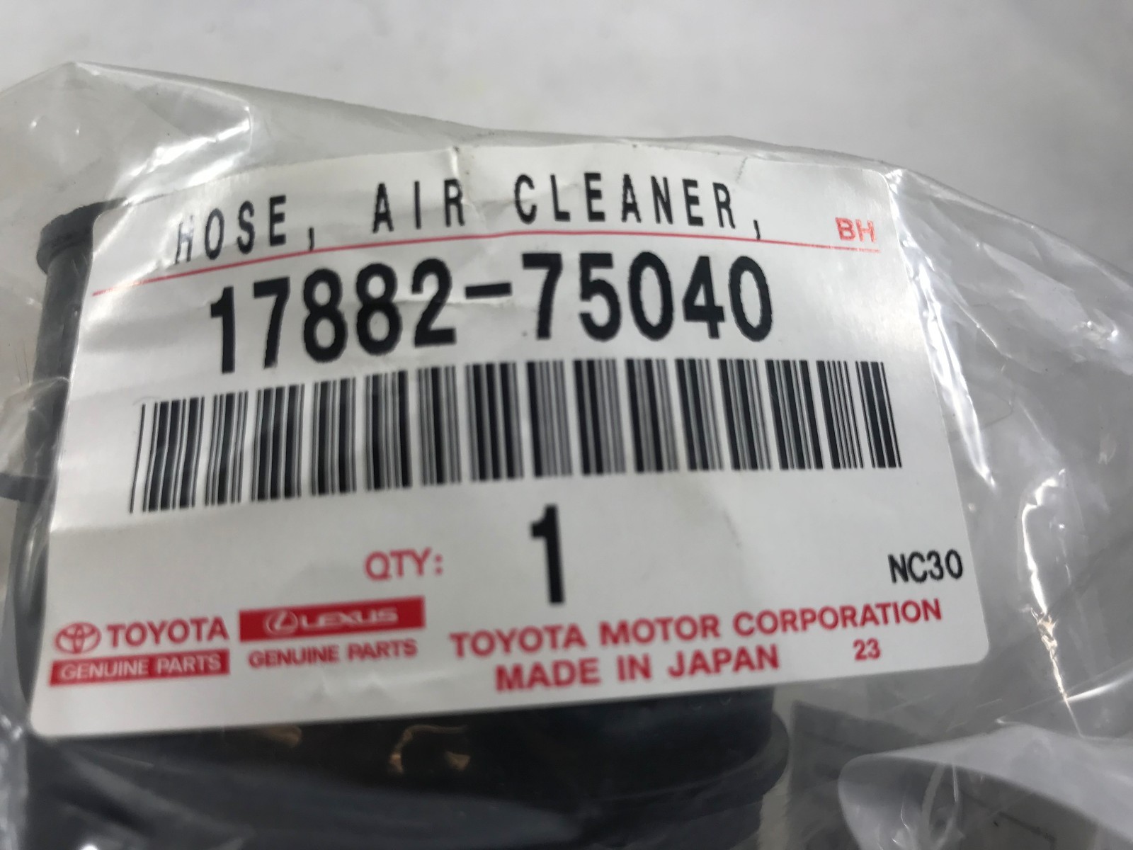 Toyota OEM 1995-2004 2.7L Air Cleaner Intake Inlet Hose Duct Tube 17882 ...